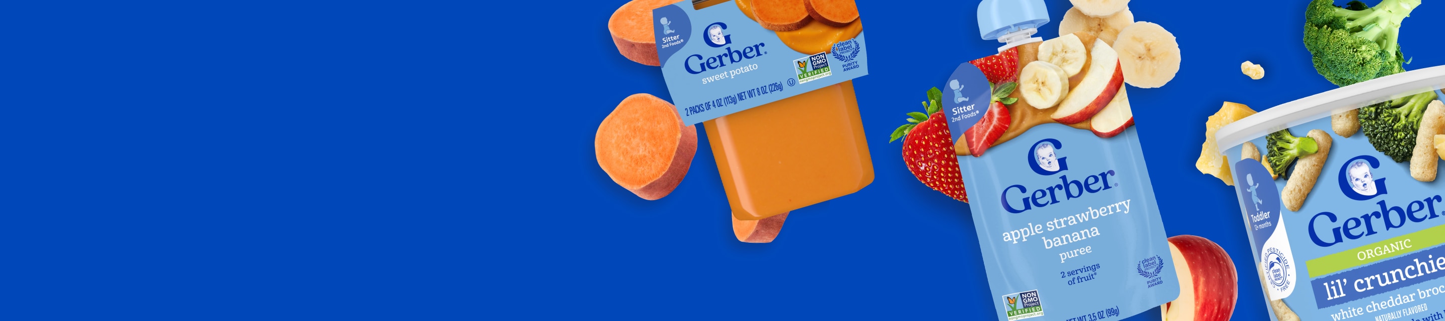 Shop Clean Label Project Certified Baby Foods | Gerber | Gerber
