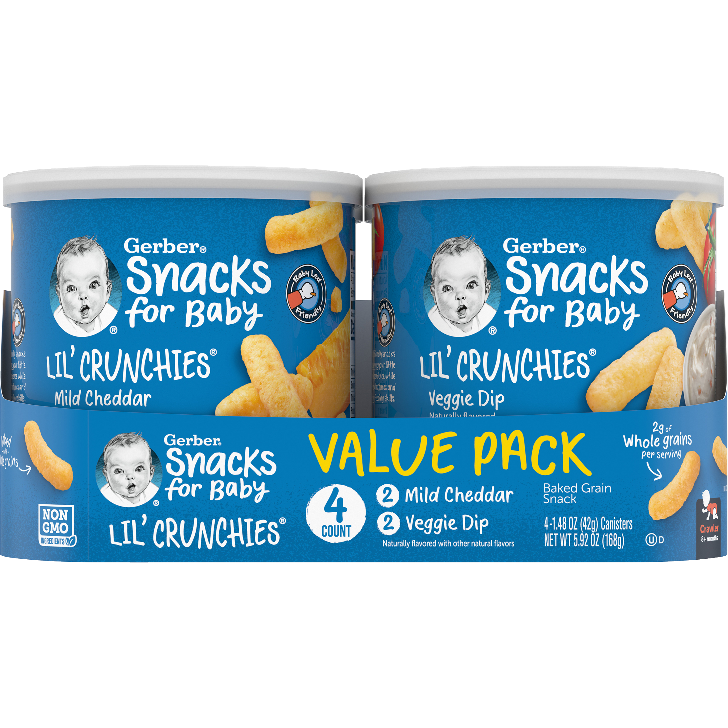 Gerber Cheese Puffs Gerber Graduates Lil' Crunchies Mild Cheddar