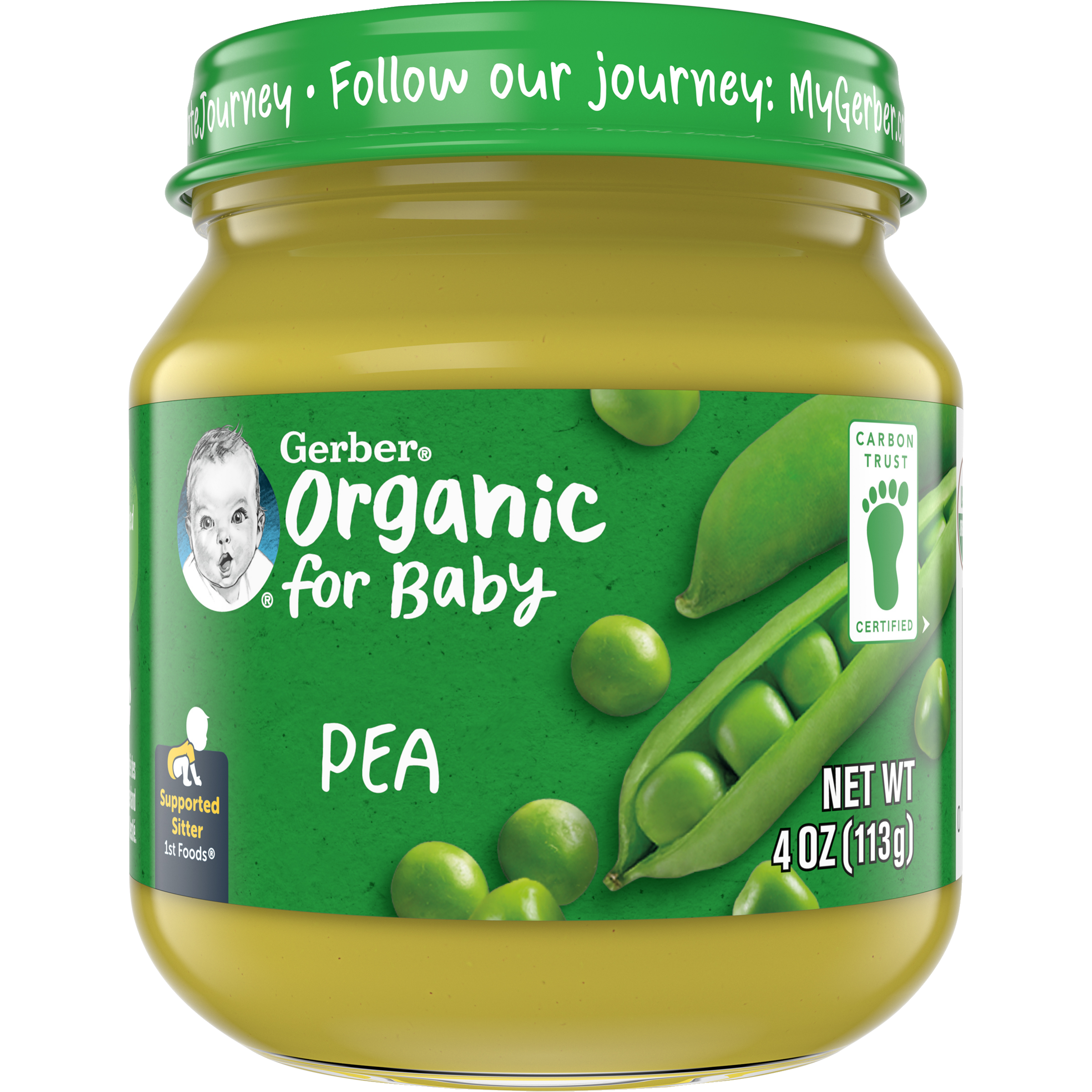 Shop Gerber Organic 1st Foods Peas | Gerber